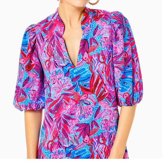 Lilly Pulitzer | Dresses | Lilly Pulitzer Arcella Dress In Ruby Red ...